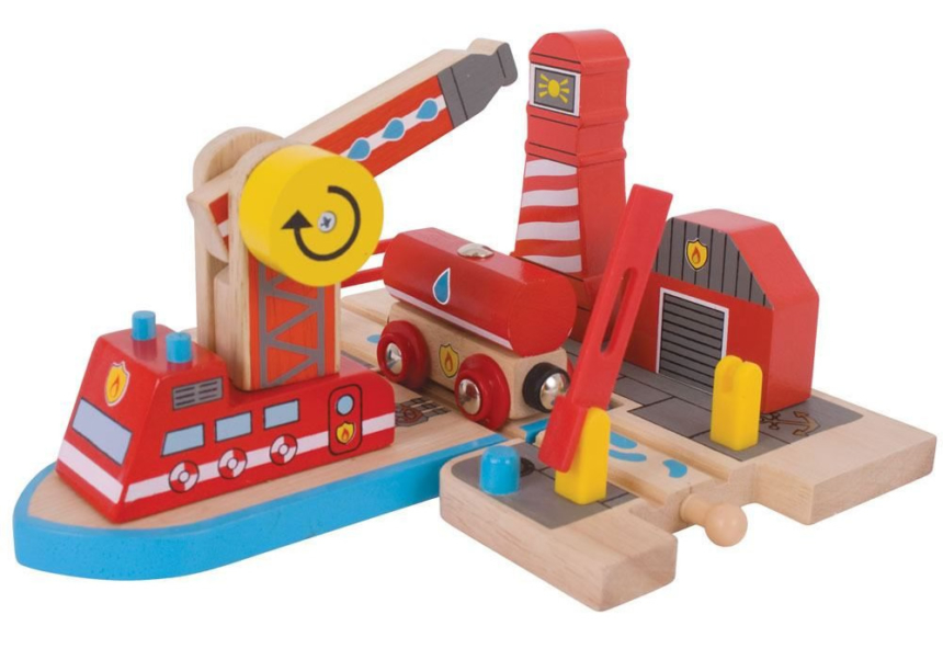 Wooden Fire & Rescue Trains, Parts & Sets | Wooden Railways